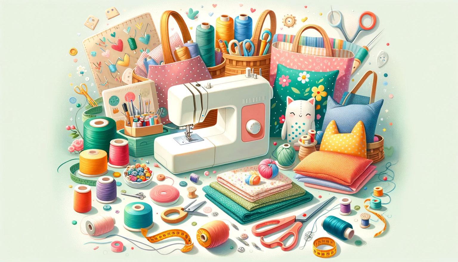 ミシン初心者何作る？週末に楽しむ簡単プロジェクト5選 | TOIRO handmade